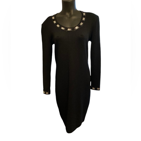 St. John | Dresses | Authentic St Johns Black Dress | Poshmark